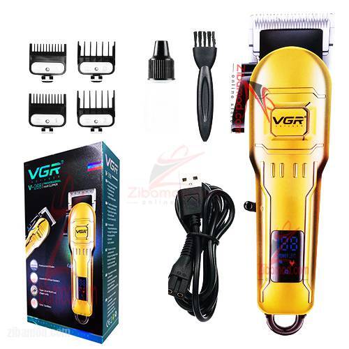 بهترین قیمت خرید ماشین اصلاح مو سر و صورت دیجیتالی وی جی آر VGR مدل V-268 | ذره بین