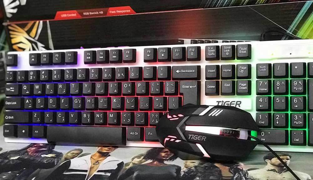 بهترین قیمت خرید ست کیبورد و موس گیمینگ تایگر Keyboard Mouse Gaming ...