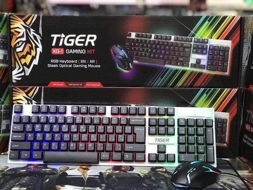 بهترین قیمت خرید ست کیبورد و موس گیمینگ تایگر Keyboard Mouse Gaming ...