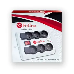 بهترین قیمت خرید چندراهی برق پرووان مدل PPS610 1/5m | ذره بین