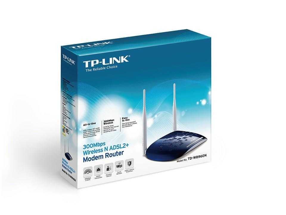 بهترین قیمت خرید مودم +ADSL2 وایرلس N300 تی پی لینک مدل TD-W8960N | ذره بین
