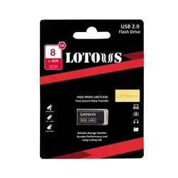 بهترین قیمت خرید فلش مموری لوتوس مدل LOTOUS L800 ظرفیت 8 گیگابایت | ذره بین