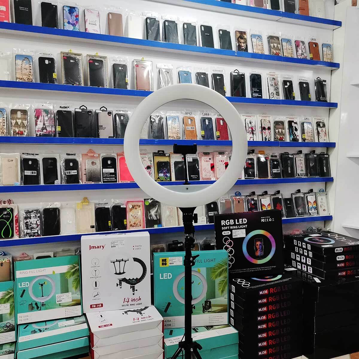 بهترین قیمت خرید رینگ لایت 18 اینچ مدل JL-F388 | هایتل کالا | ذره بین